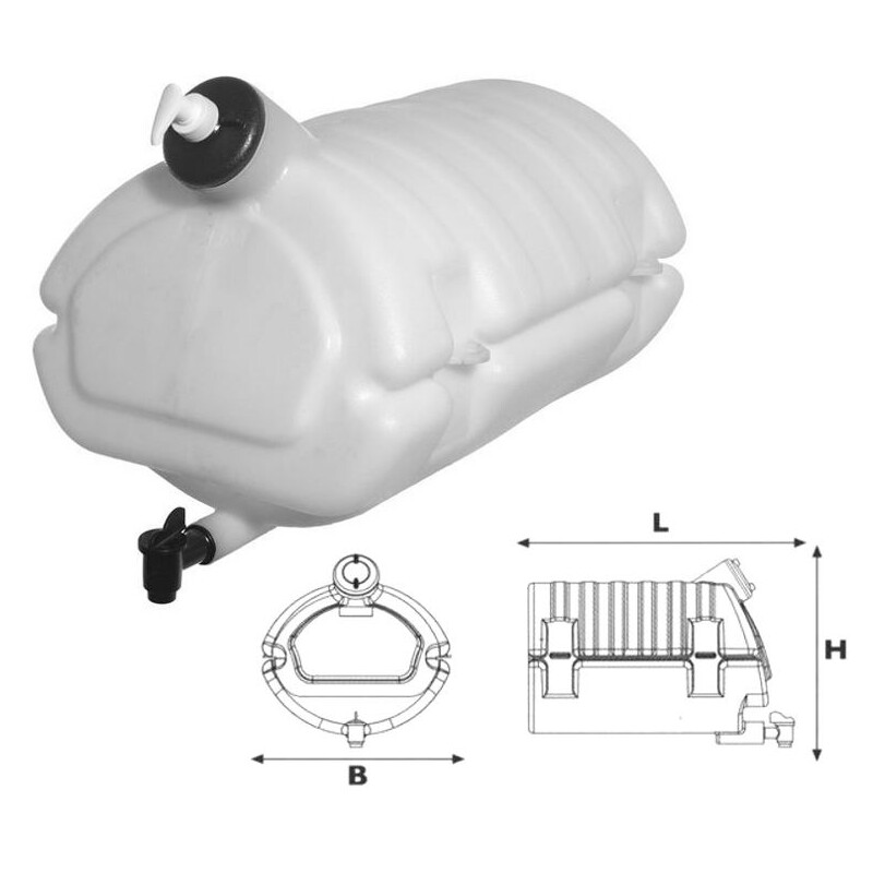 Wasserkanister | LKW-Teile24 | LKW Wasserkanister 30 Liter Weiß - LKW ...
