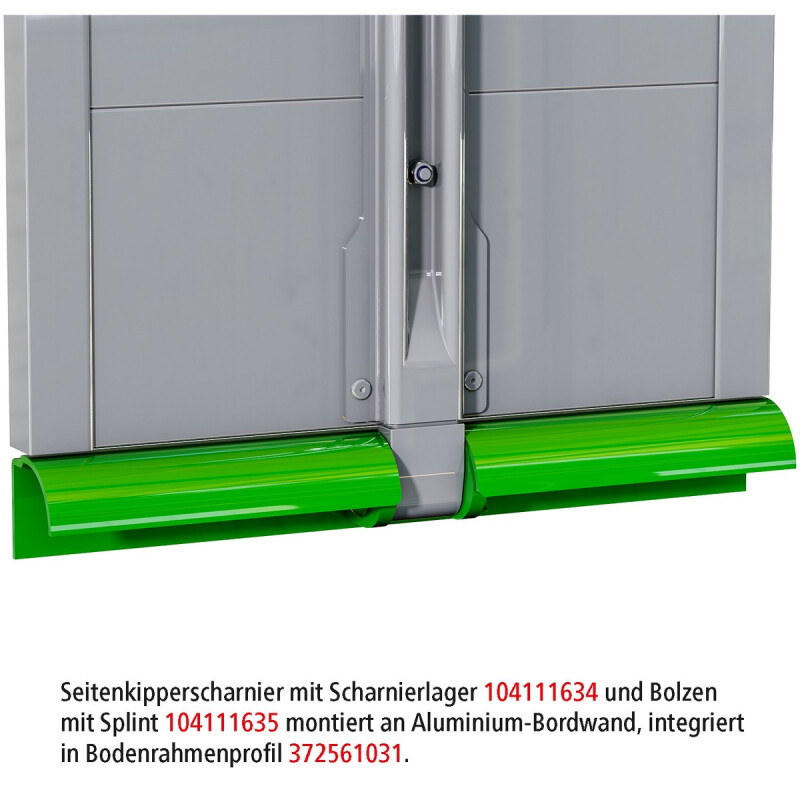 Bolzen Ø 16 x 80 mm mit Splint, Stahl verzinkt - LKW Ersatzteile beim ...