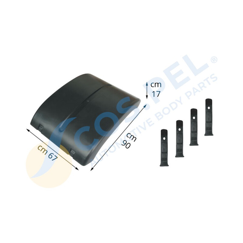 81664106606 | lkw-teile24 | Kotflügel hinten, rechts-links passend für ...