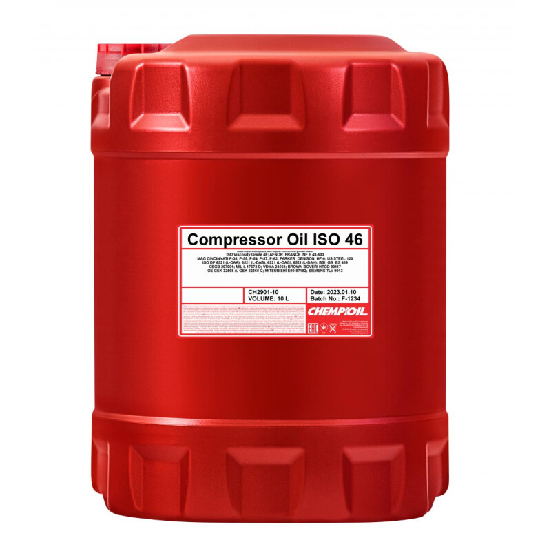CHEMPIOIL Industrieöl Kompressoröl CH2901 COMPRESSOR OIL ISO 46 10 ...