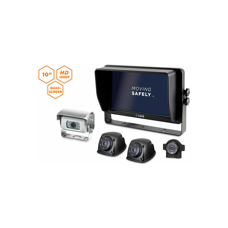 LUIS 001065.QUAD10HD.V1 10" HD Quad Touch Kamerasystem R7-S, Auflösung 1024 x 600 Pixel | Suer ...