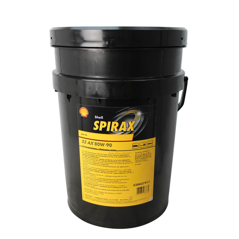 Shell Spirax S3 AX 80W-90 20 Liter Hochleistungsöl für Achsantriebe API ...